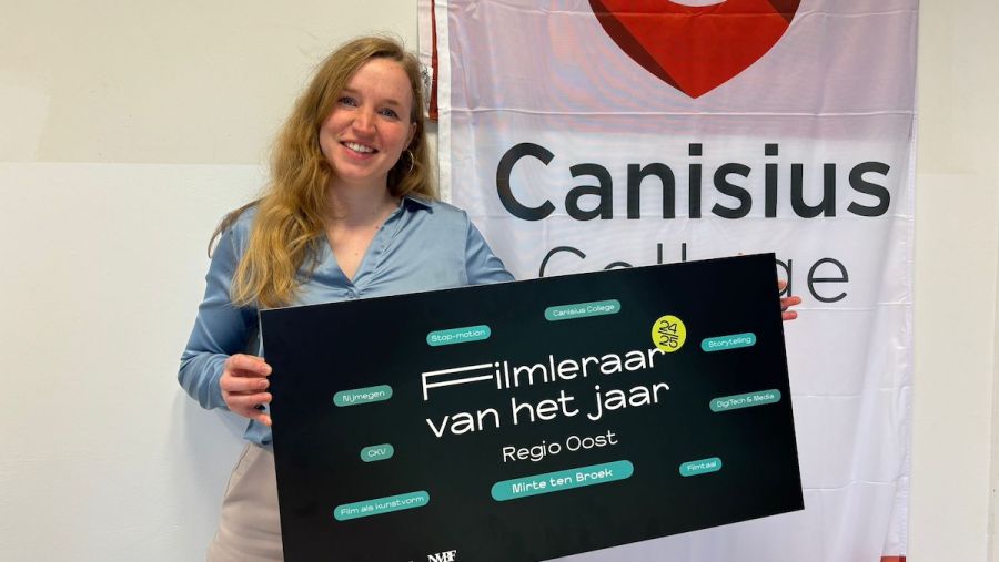 Mirte ten Broek van het Canisius College in Nijmegen uitgeroepen tot Filmleraar van het Jaar ...